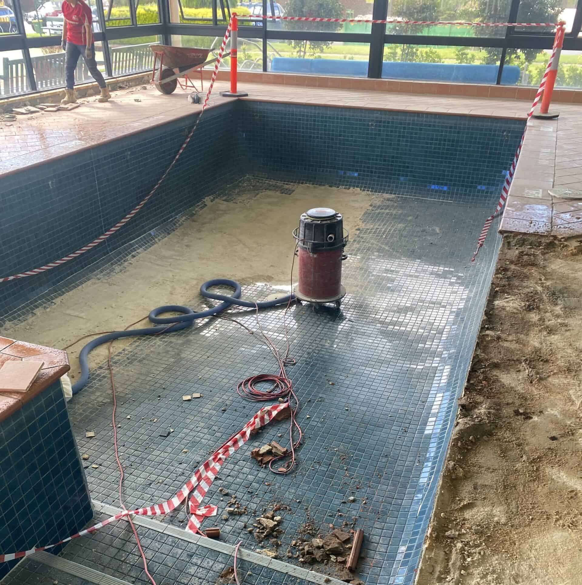 Pool Tile Removal | All Stripped